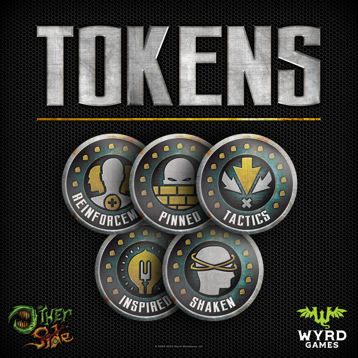 The Other Side: Acrylic Tactic Token Set – Wyrd Miniatures - Online Store